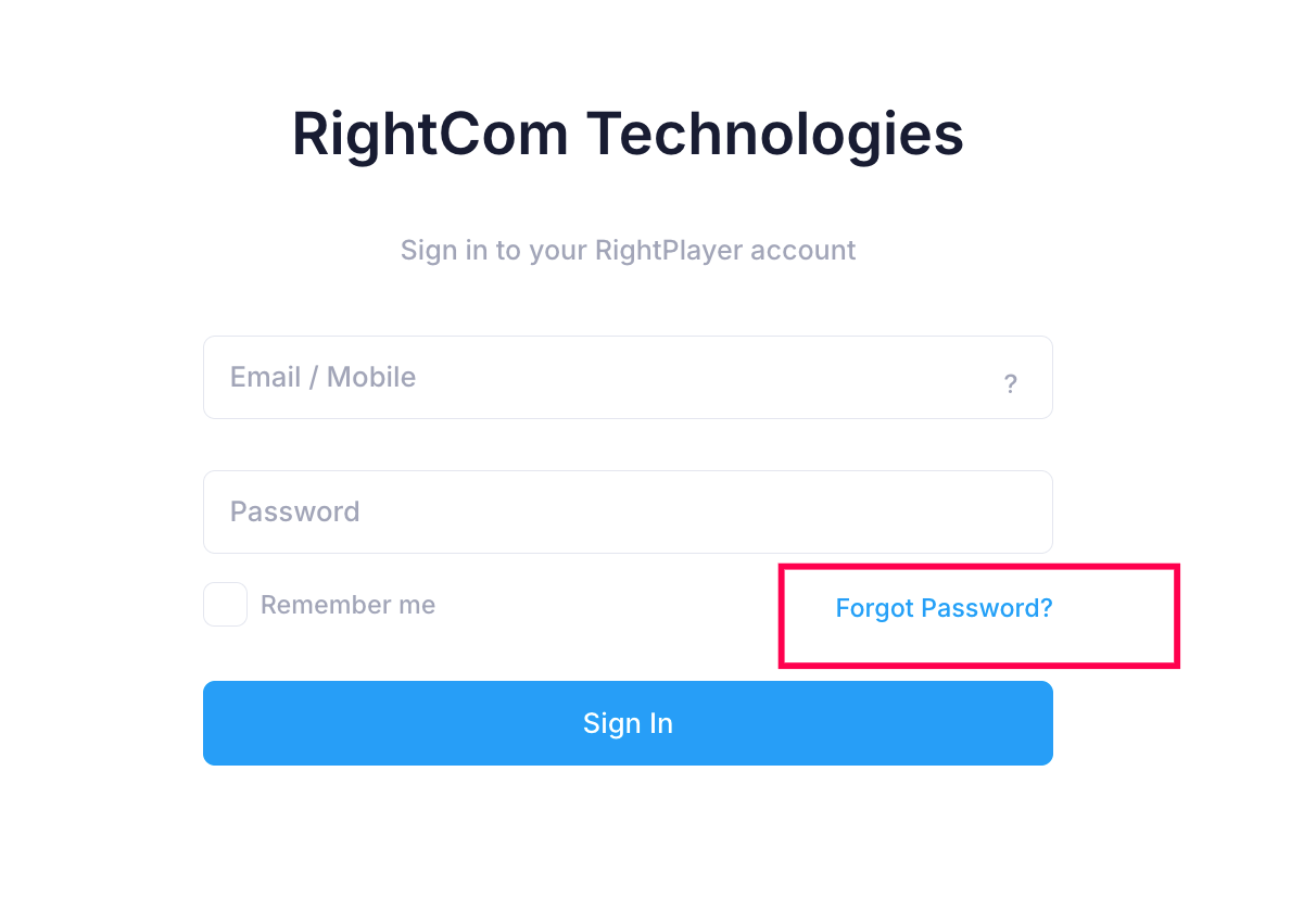 I have forgotten my password. How do I reset it?